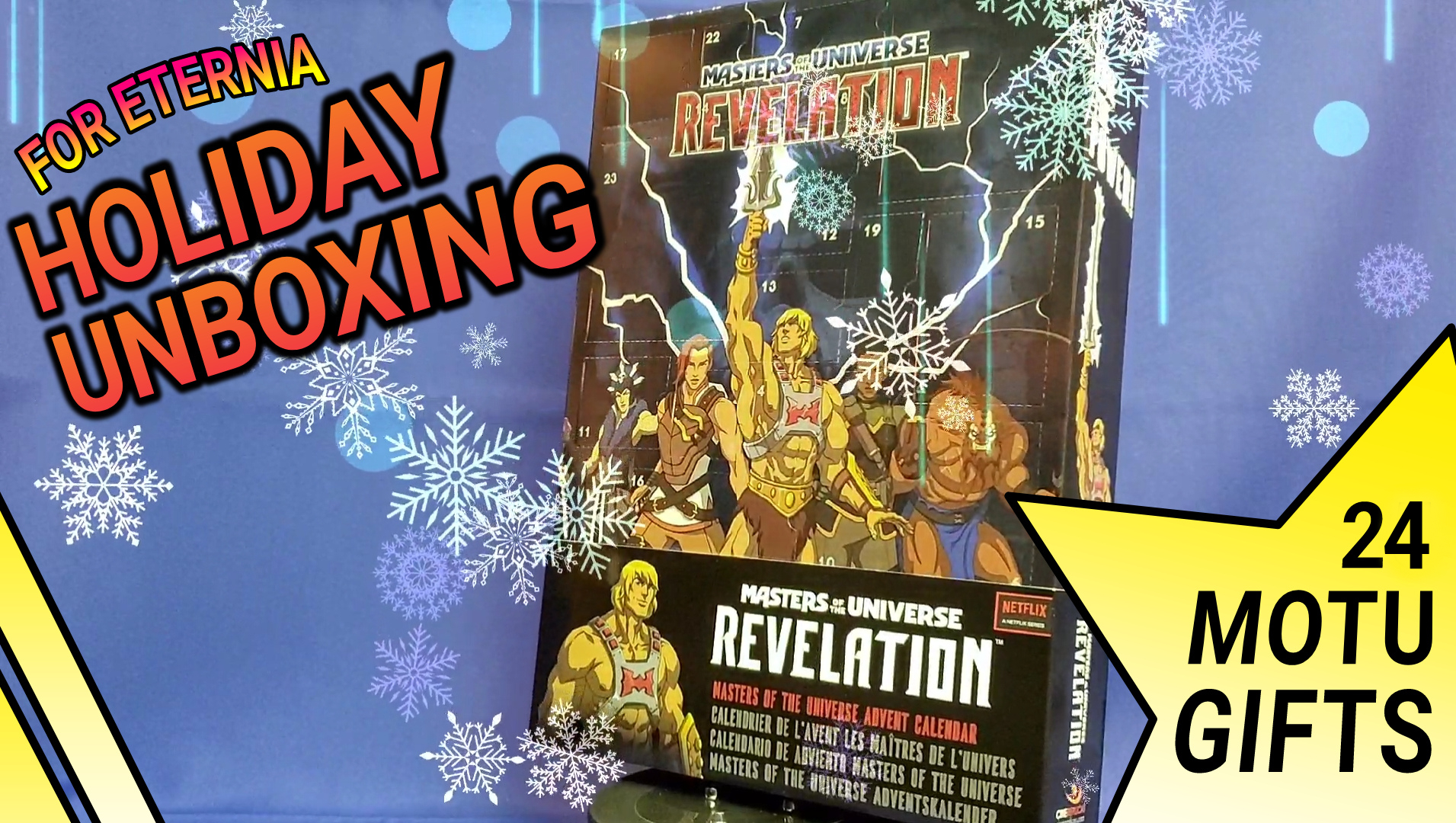 Happy Holidays! Unboxing the Masters of the Universe: Revelation Advent ...