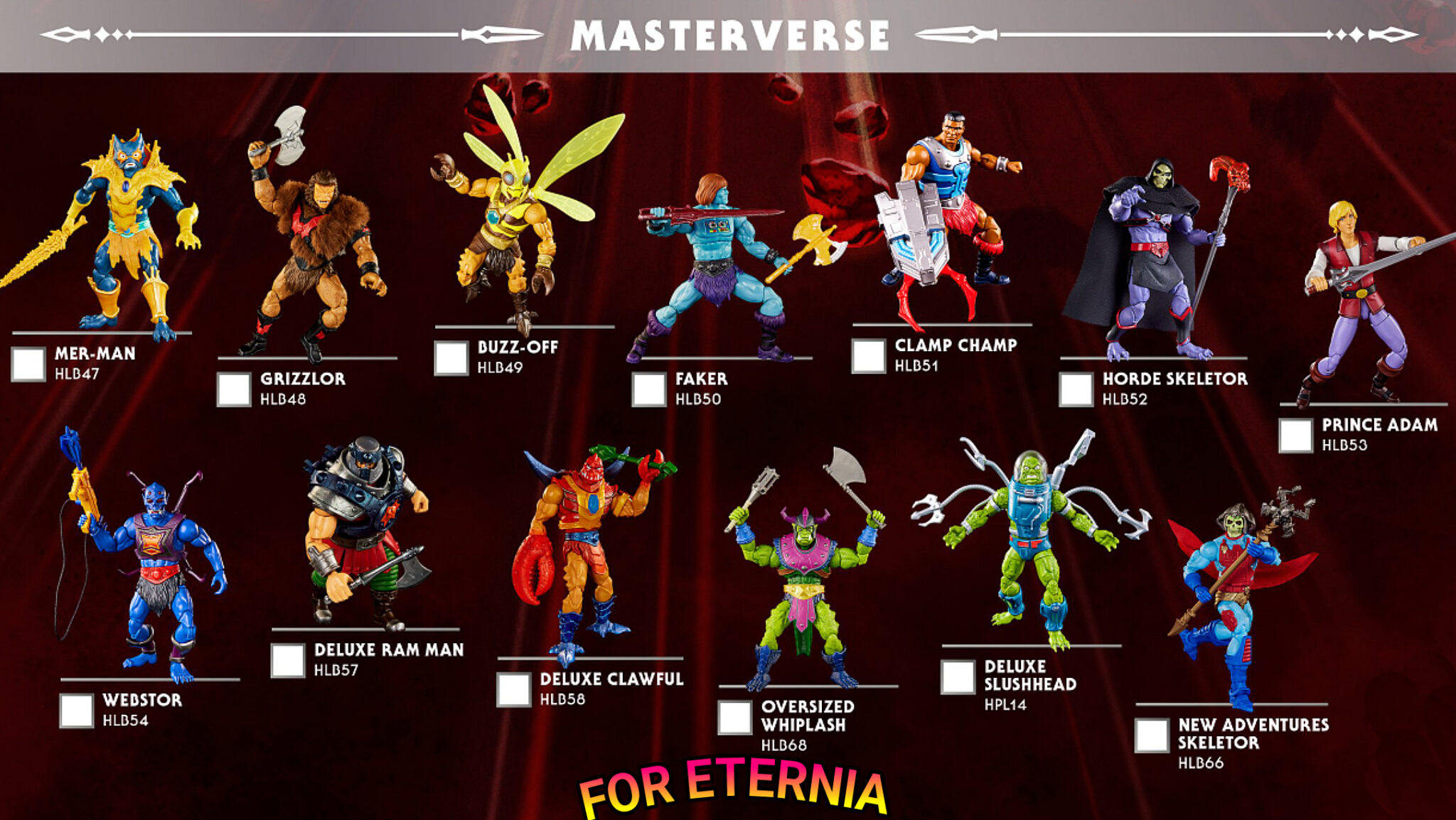 New Images of 13 upcoming Masterverse figures are revealed by Mattel ...