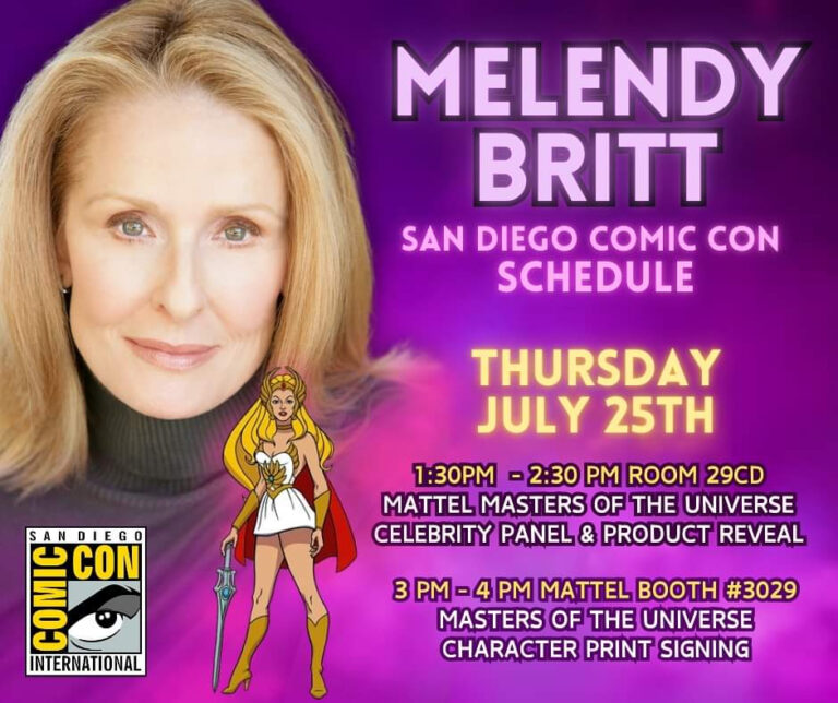 Get a Character Print signed by She-Ra’s MELENDY BRITT at San Diego ...