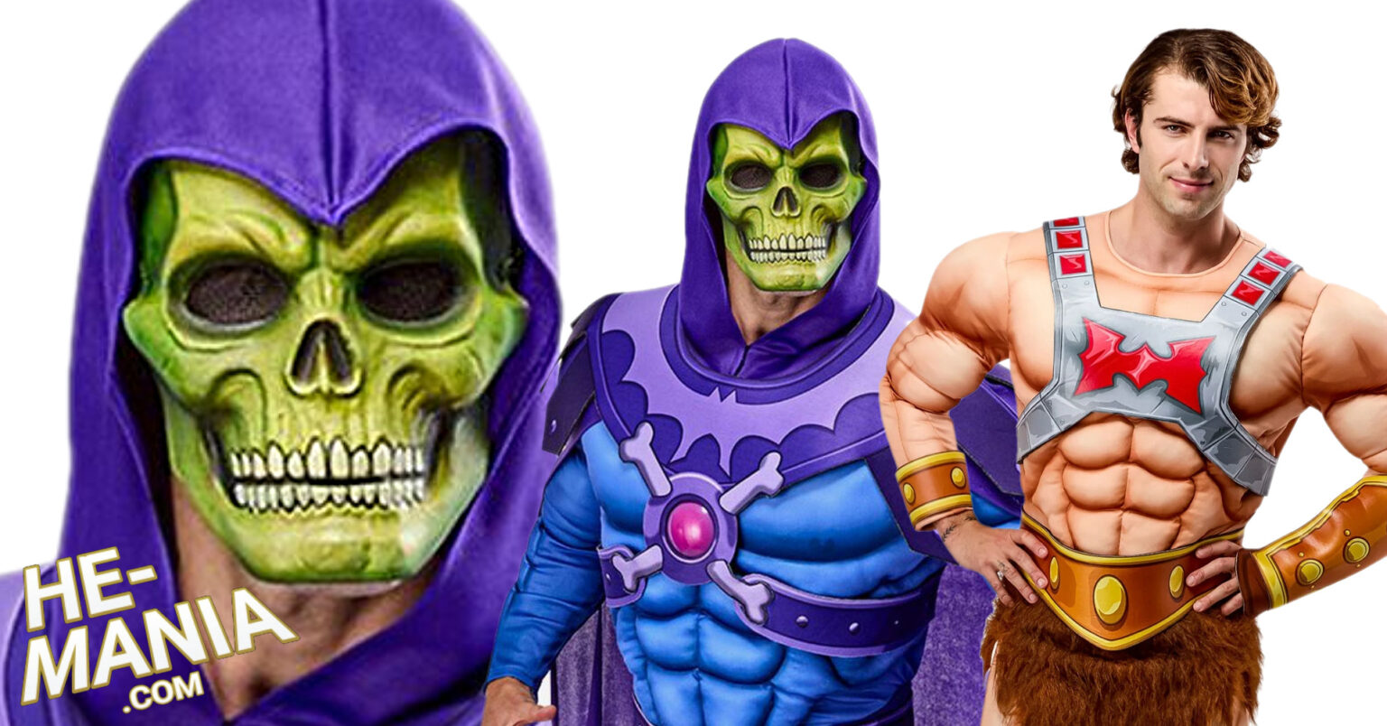 New Masters of the Universe: Revelation HE-MAN and SKELETOR costumes ...