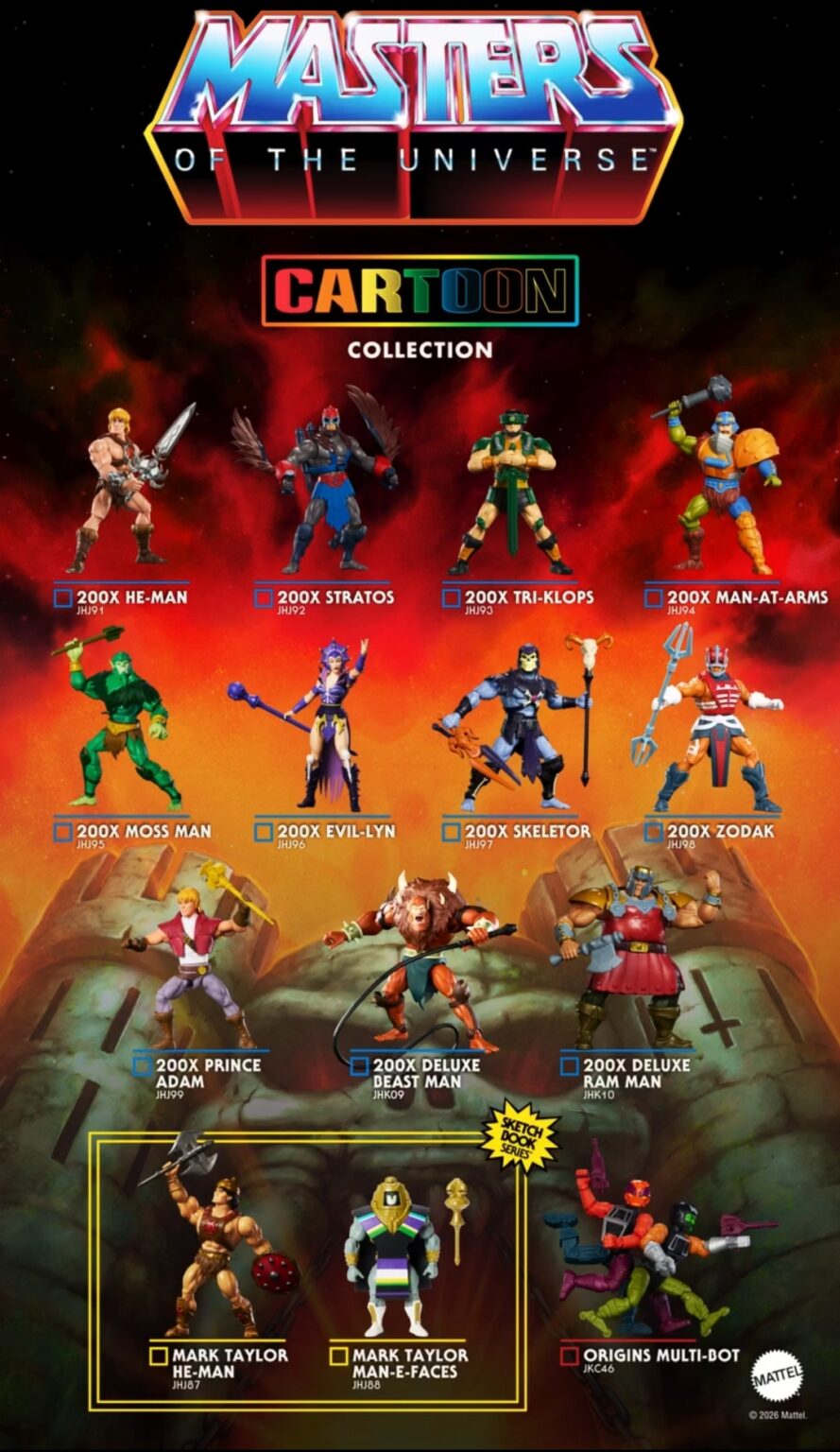 Masters of the Universe: Origins & Masterverse Spring 2026 Catalogs ...