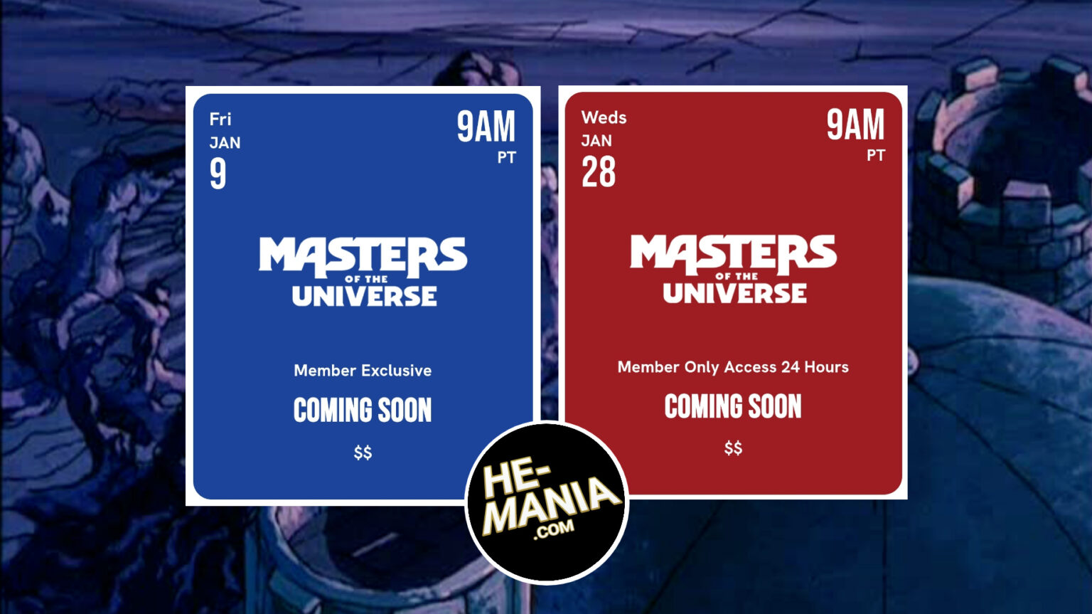MARK YOUR CALENDARS: Two new Masters of the Universe Exclusives are ...