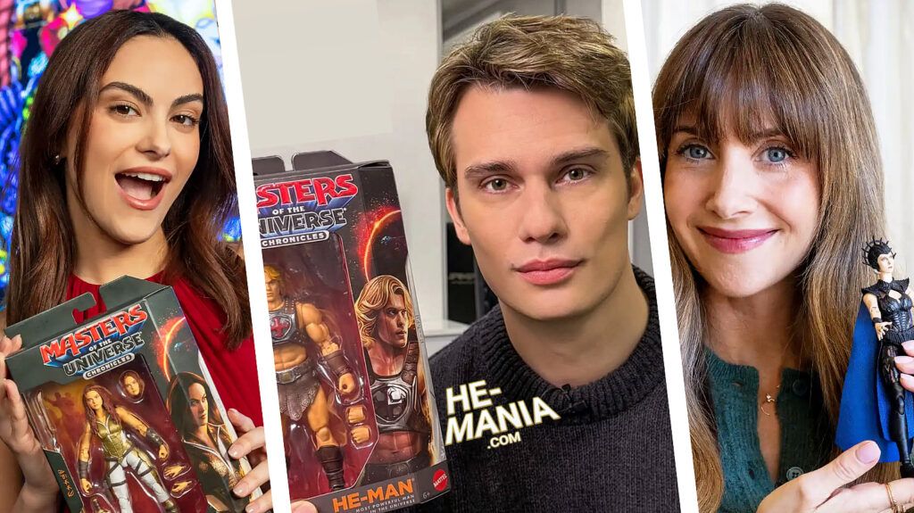 Actors NICHOLAS GALITZINE, ALISON BRIE and CAMILA MENDES take photos ...
