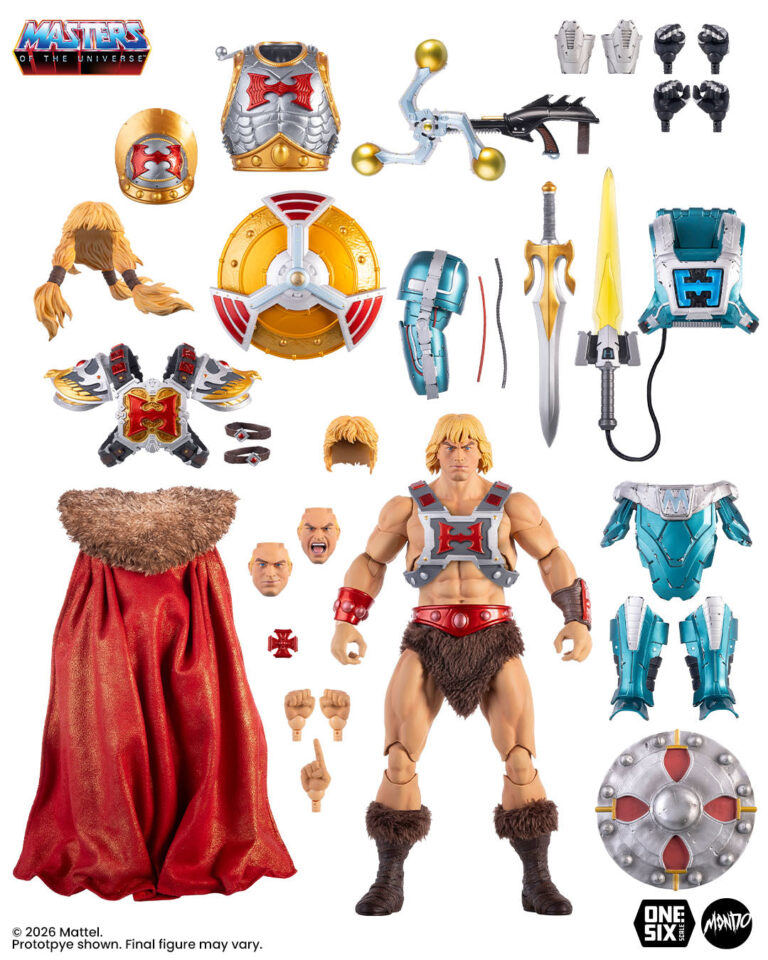 Mondo “Timed Edition” Masters of the Universe DELUXE HE-MAN 2.0 1:6 ...
